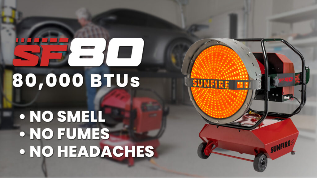 SunFire SF80 | Portable Diesel & Kerosene Radiant Heater